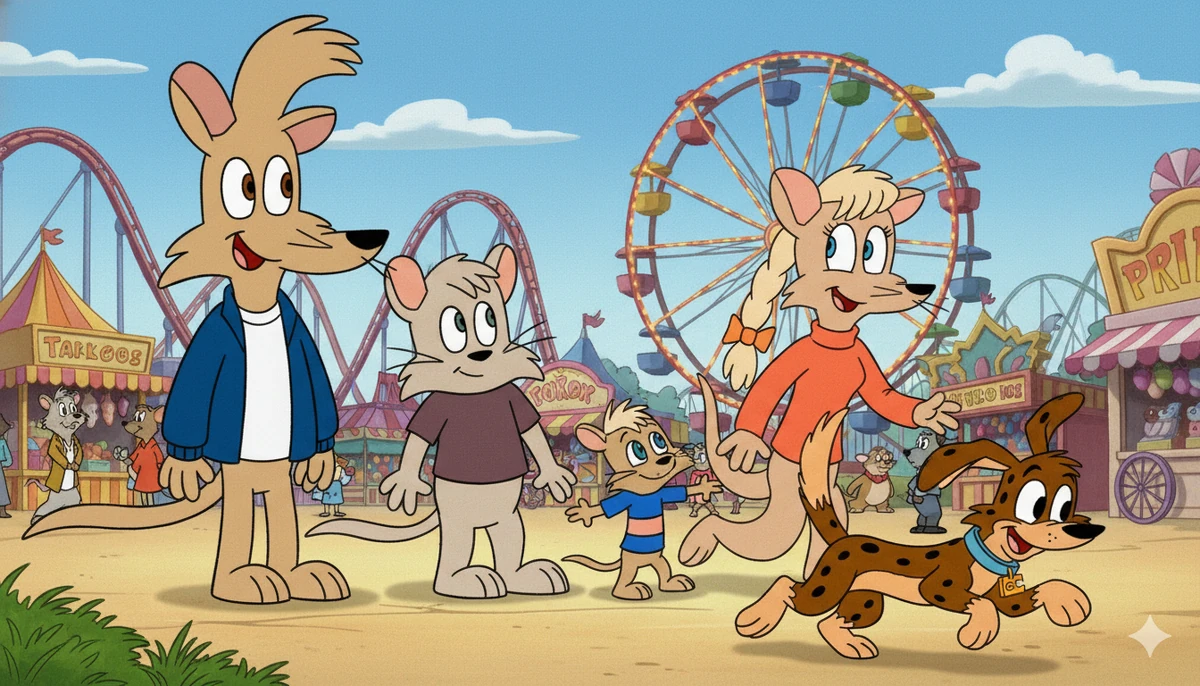 Timmy Brisby, Jenny McBride, Martin Brisby, Jonathan Brisby II and Gary ...