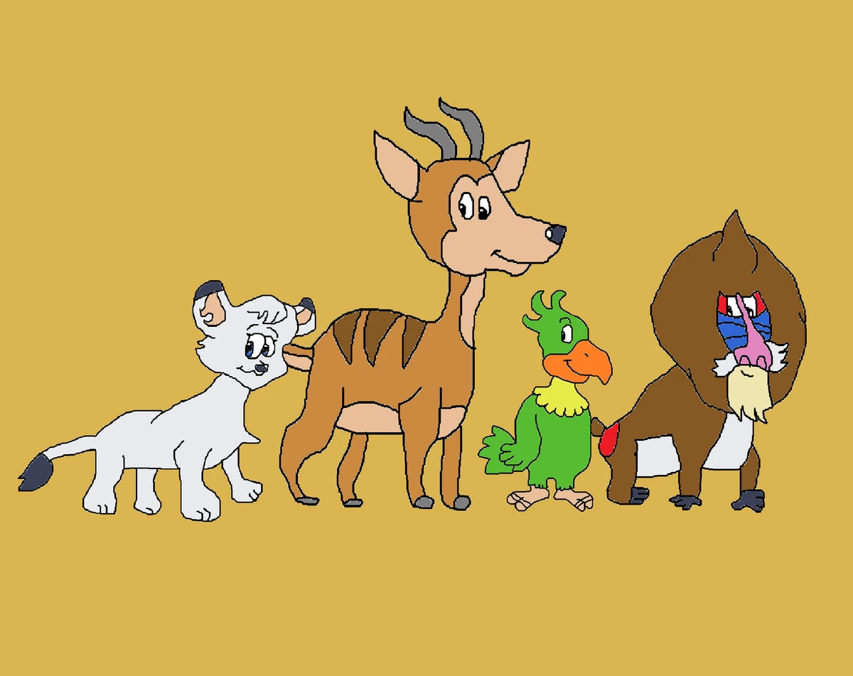 Kimba, Bucky, Pauley and Dan'l by SidabaTheToonLord (DeviantArt stuff ...