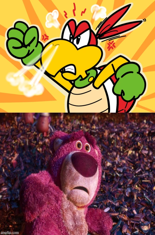 Koopa Troopa is angry at Lotso by MaxietheFox2005 (DeviantArt stuff ...