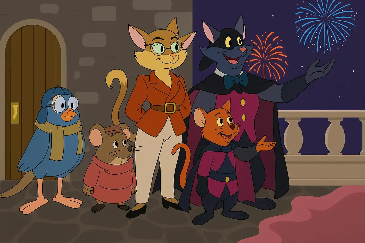 Skippy as Fantomcat, Matilda Roo as Tabitha Wildcat, Blinky Bill as ...