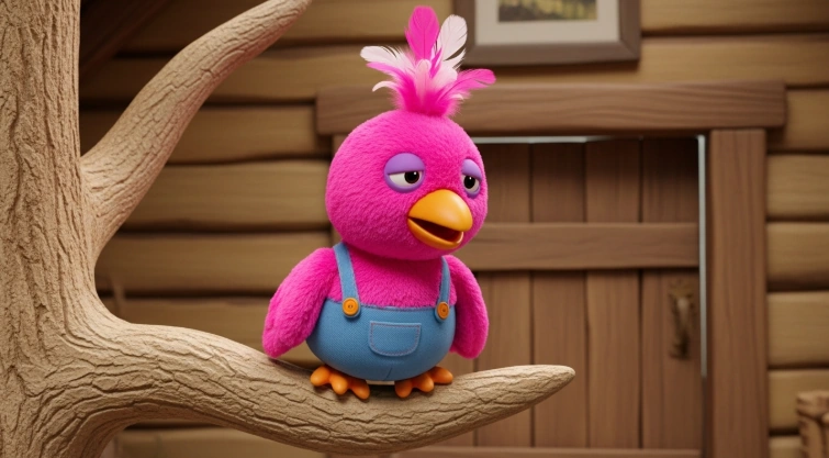 Shirley Bird Wears Overalls in Pororo & Fairy Tales style (AI) by ...