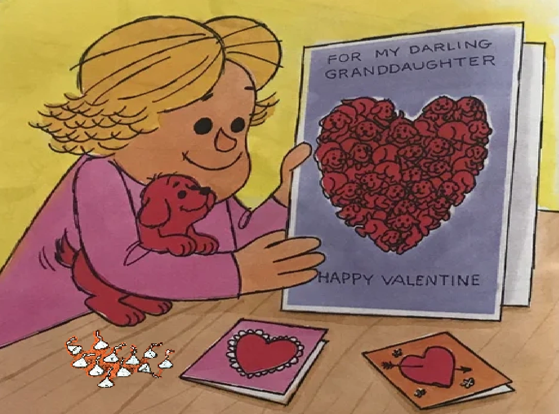 What if Hershey's Kisses appeared in Clifford's First Valentine's Day ...