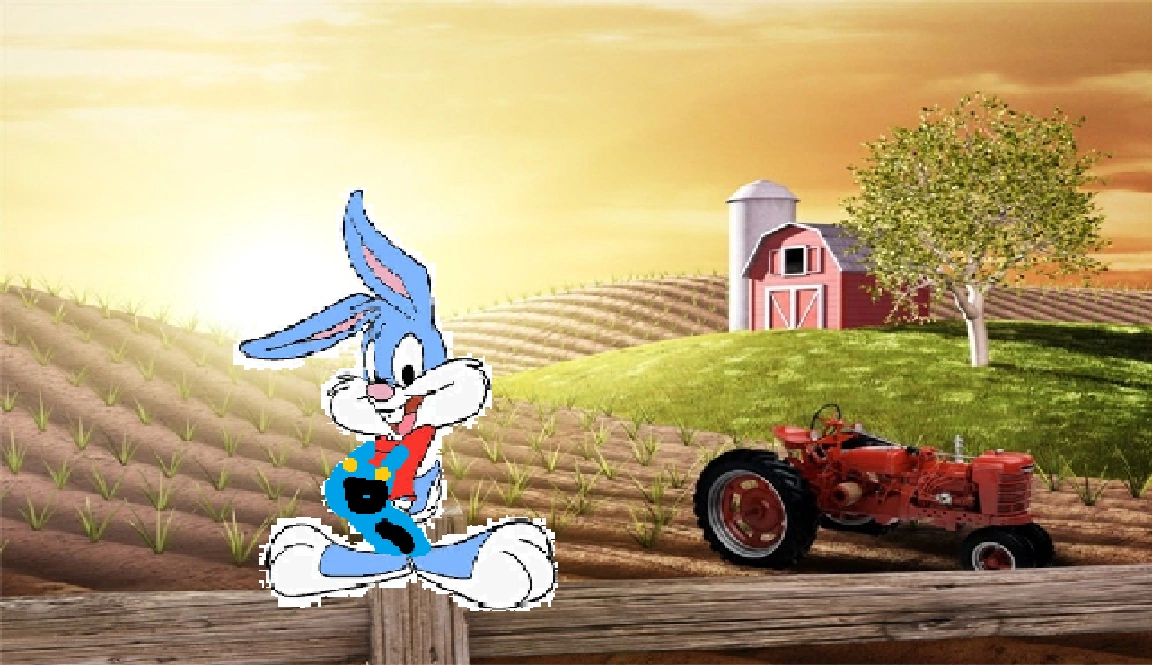 Buster Bunny on the Farm | Fan art Fun Wiki | Fandom