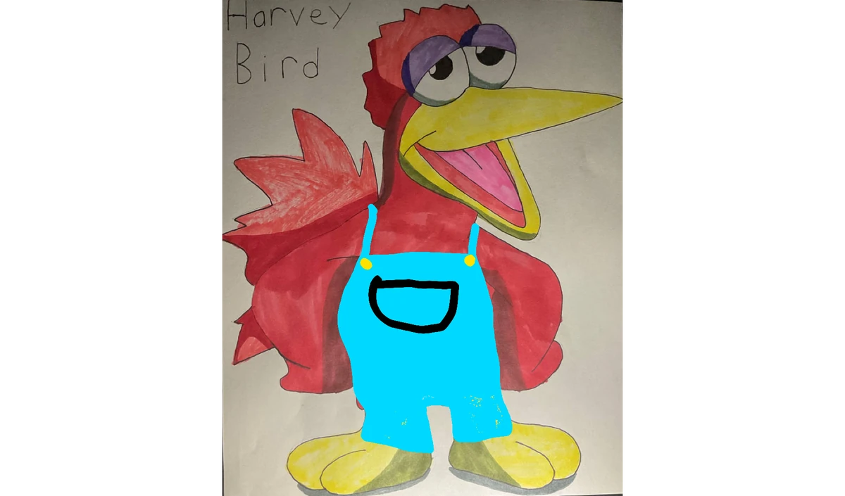 Harvey Bird Wears Overalls (Muppets) By skygirl722 (DeviantArt stuff ...