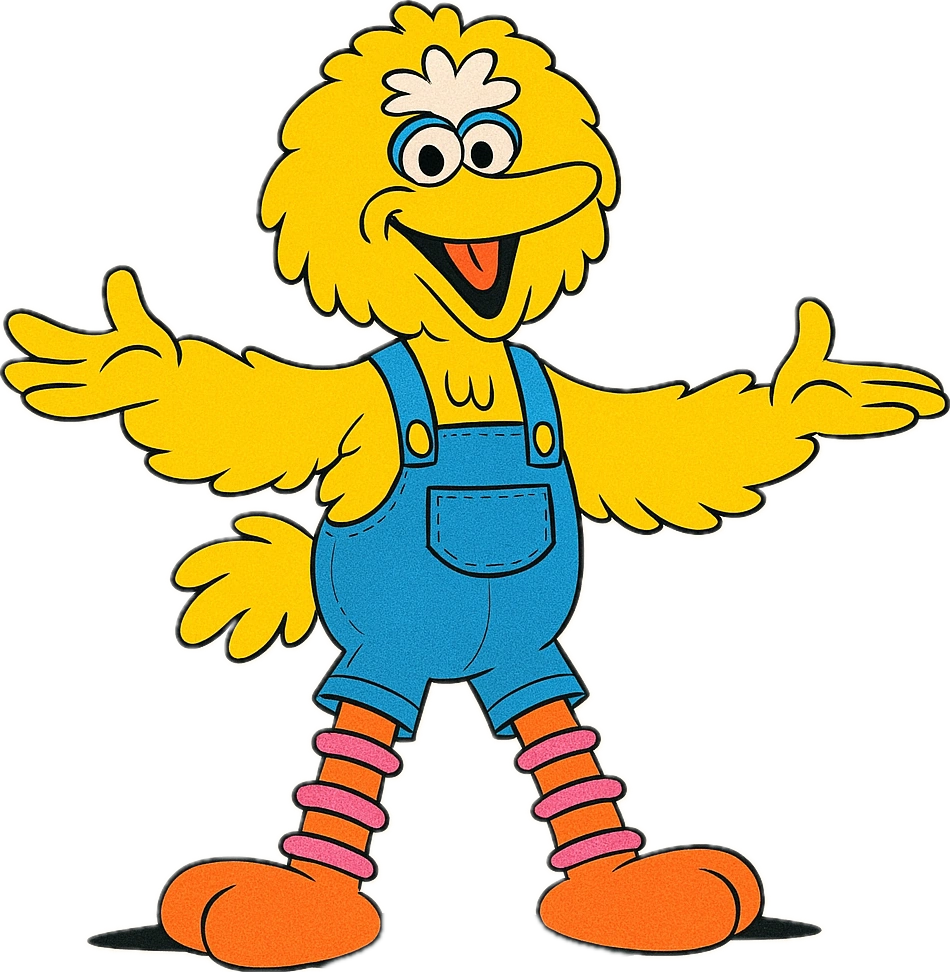 Big Bird (Hanna-Barbera style) | Fan art Fun Wiki | Fandom
