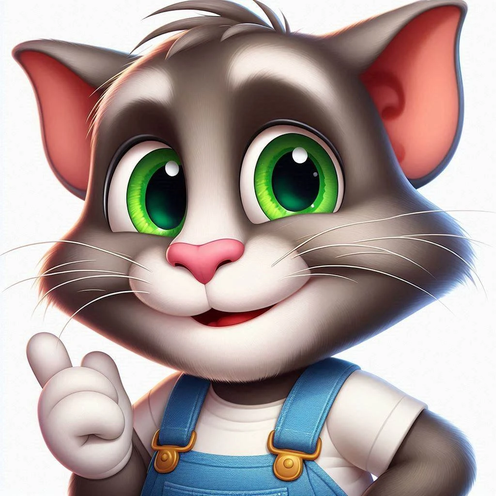 Talking Tom (Preschool Kindergarten style) (AI stuff) | Fan art Fun ...