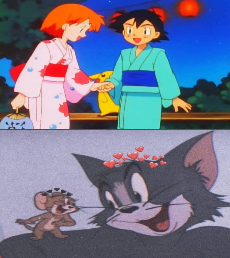 Tom and Jerry love PokeShipping by MaxietheFox2005 (DeviantArt stuff ...