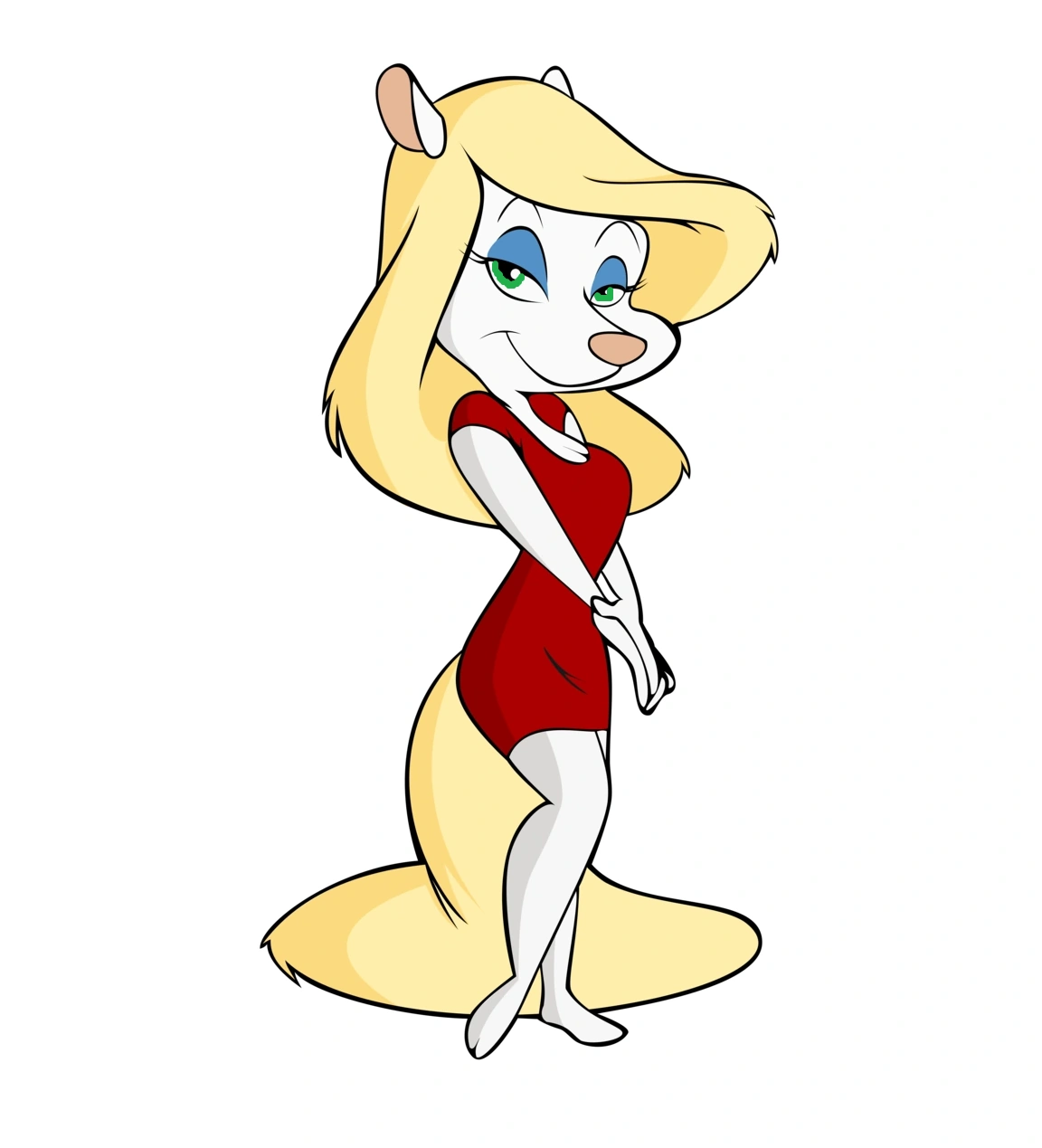 Minerva Mink with Green Eye Color by SidabaTheToonLord (DeviantArt ...