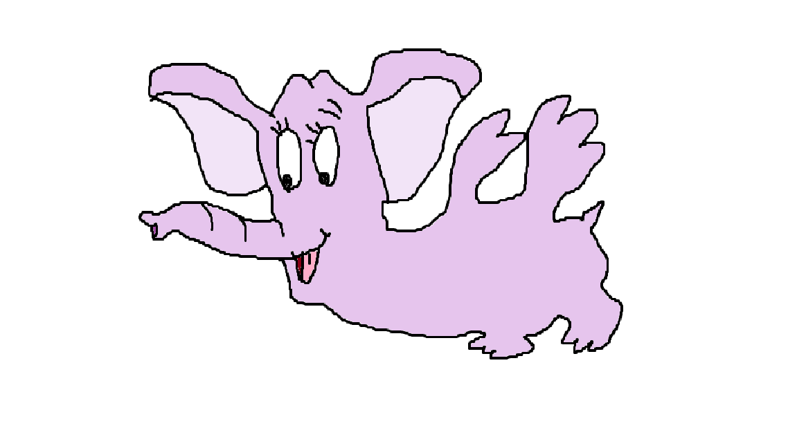 Morton the Elephant Bird in style of Dumbo (art STUFF) | Fan art Fun ...