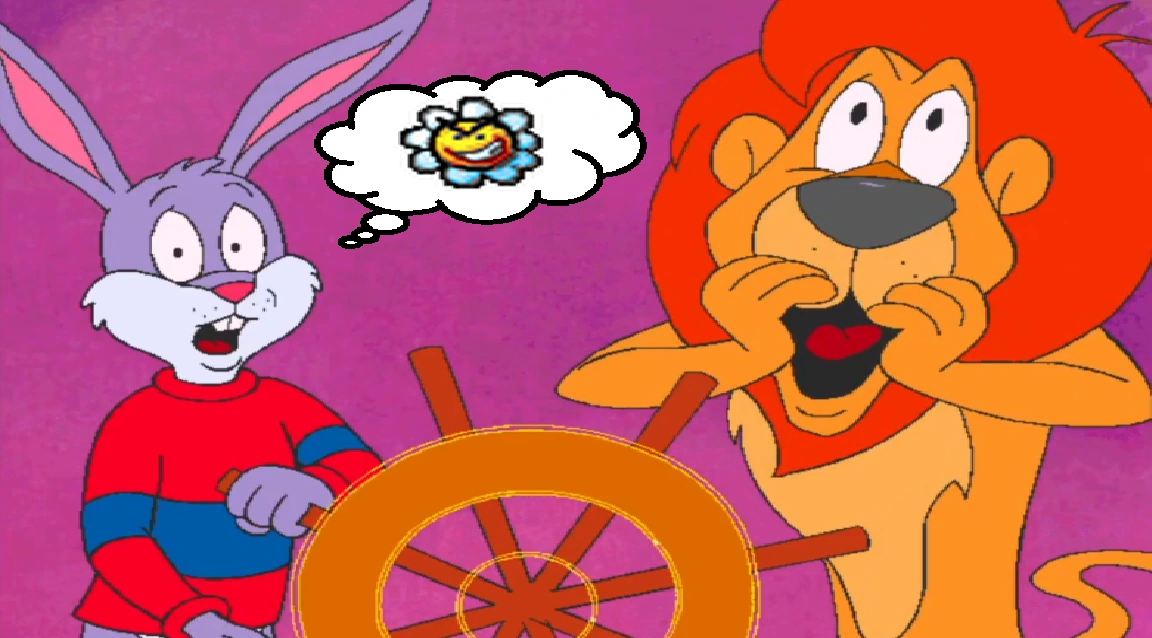 Reader Rabbit and Sam are thinking Fooly Flower by ChasesCreations ...