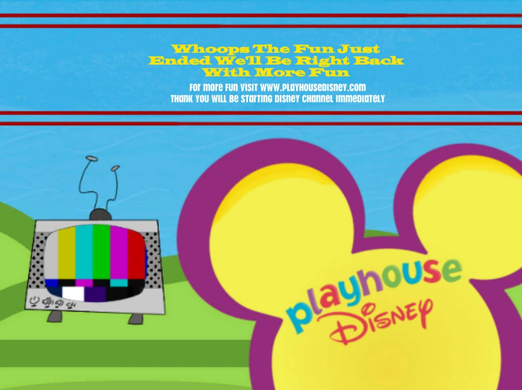 Playhouse Disney Anti-Piracy screen V2 | Fan art Fun Wiki | Fandom
