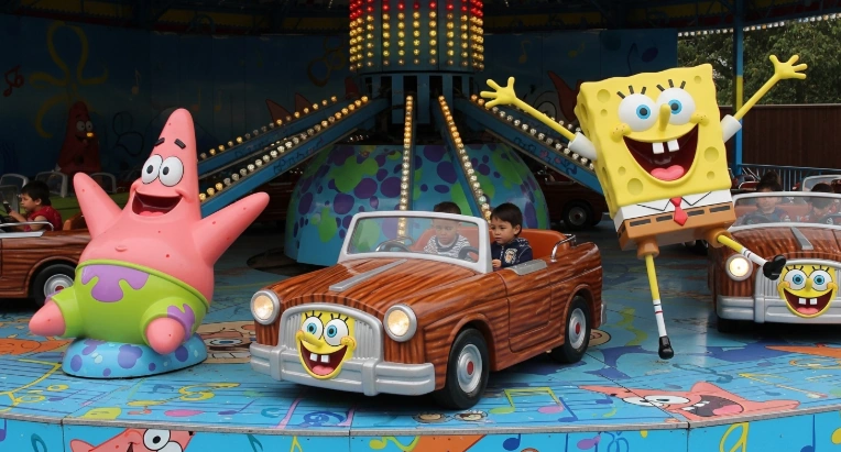 Bikini Bottom Scalextric auto kiddie ride by MaxietheFox2005 ...