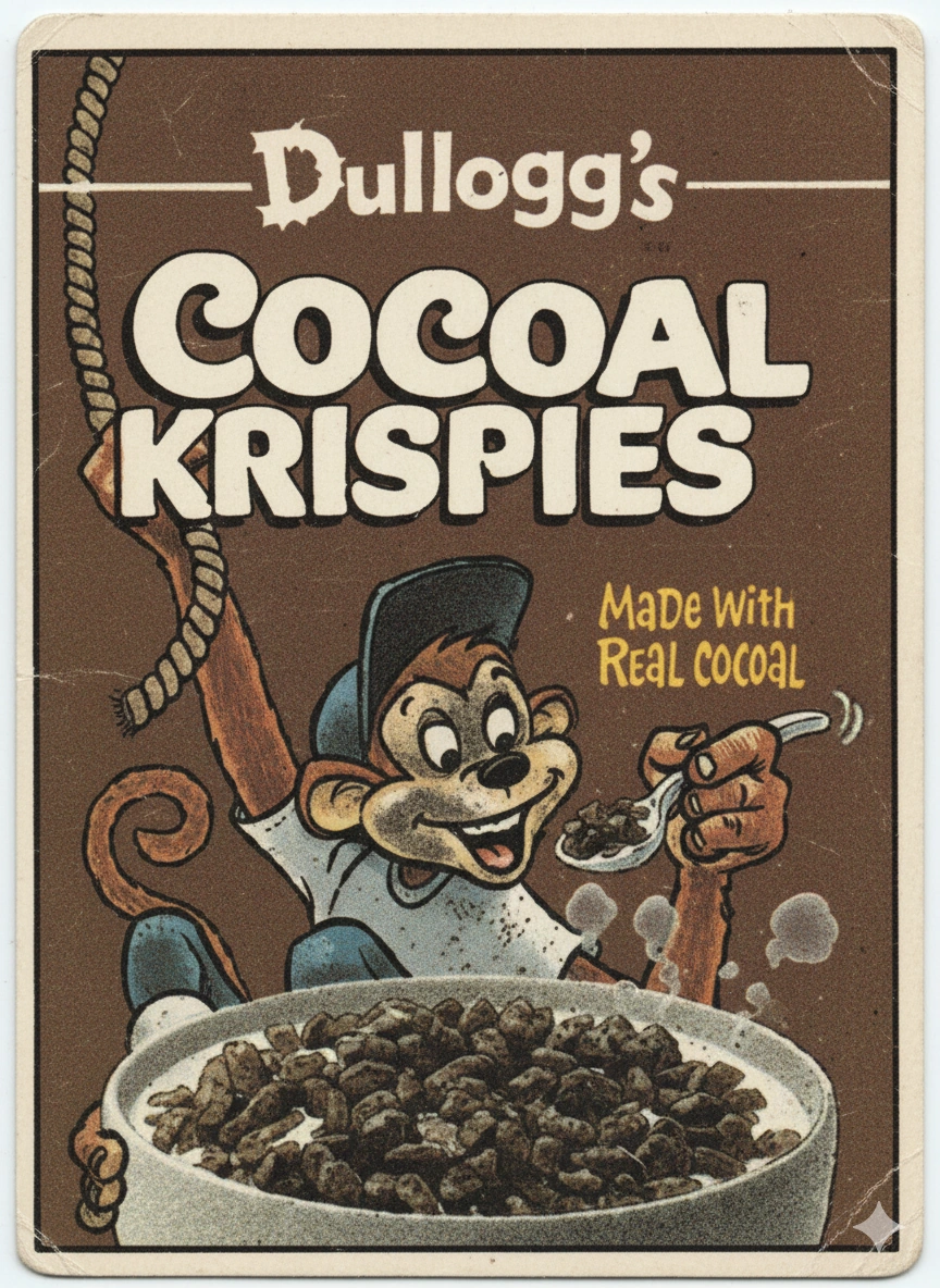 Cocoal Krispies (A parody cereal box of Cocoa Krispies in Wacky ...
