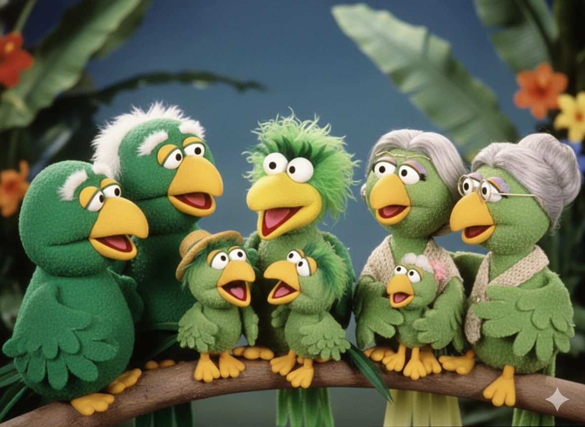 Clyde Bird’s Family Reunion (Muppet Wiki Stuff) | Fan art Fun Wiki | Fandom