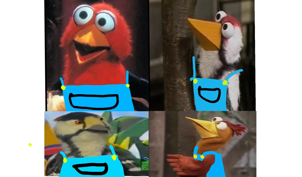 The Muppet Woodpeckers | Fan art Fun Wiki | Fandom