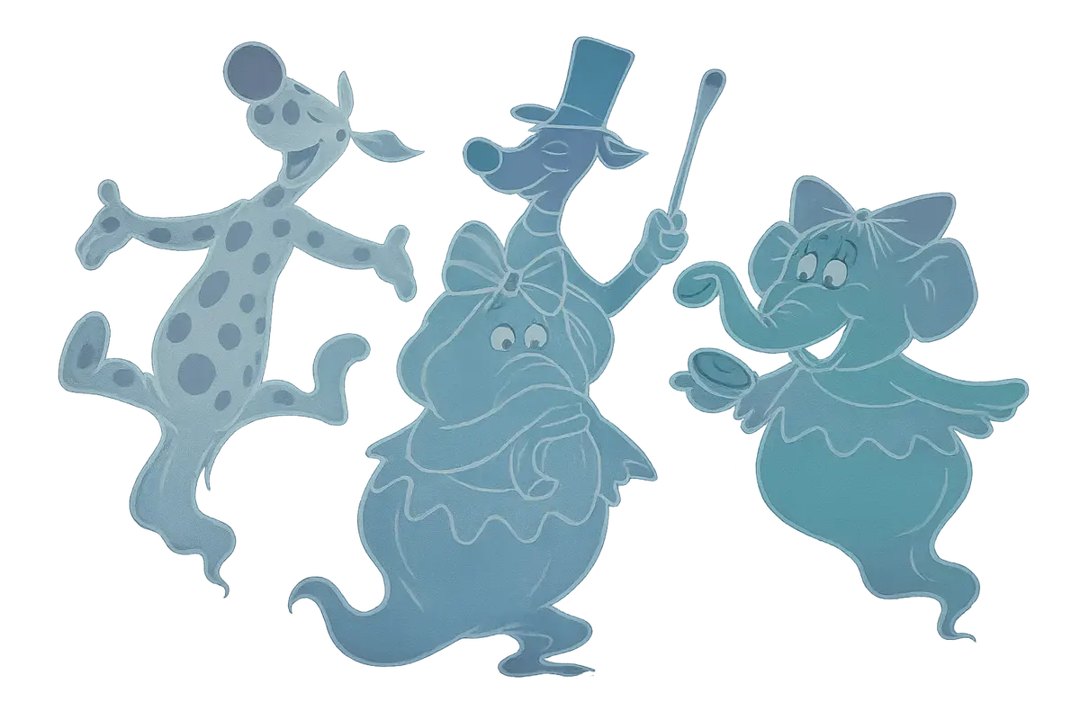 Heffalumps and Woozles as ghosts by MaxietheFox2005 (DeviantArt stuff ...