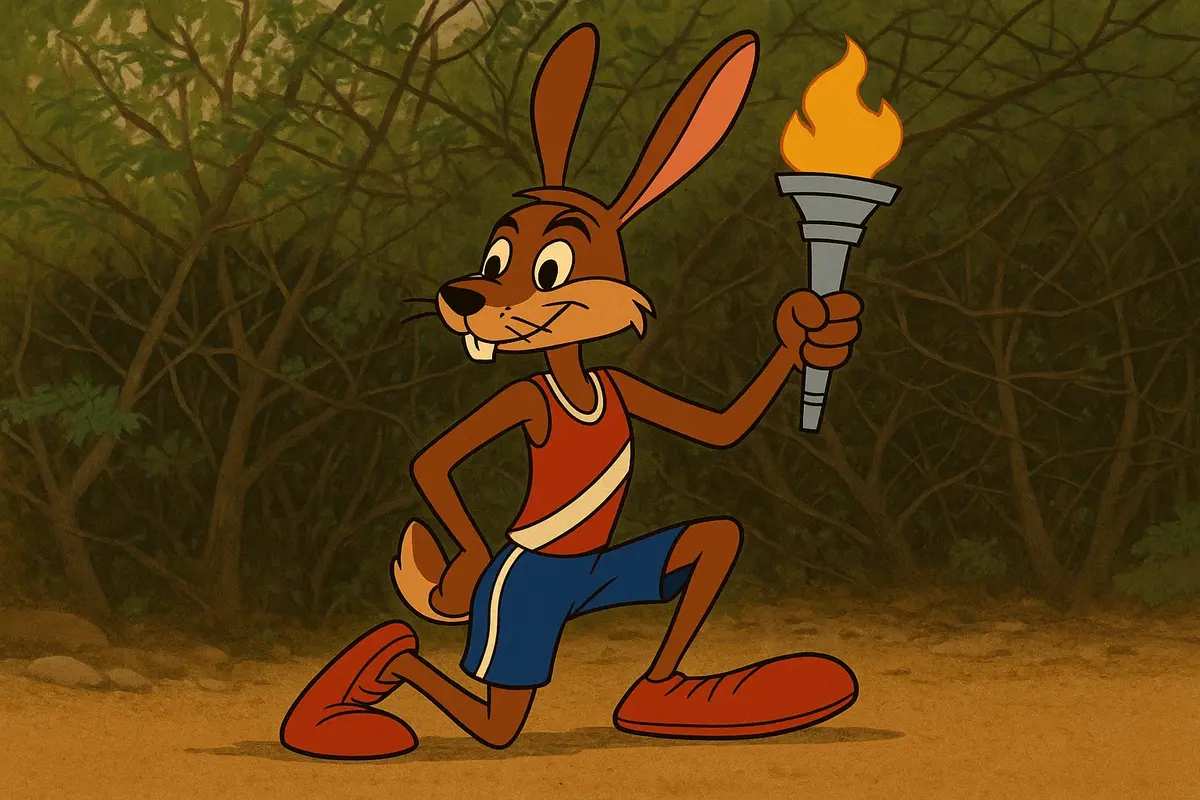 Animalympics-styled Jackrabbit (AI stuff) | Fan art Fun Wiki | Fandom