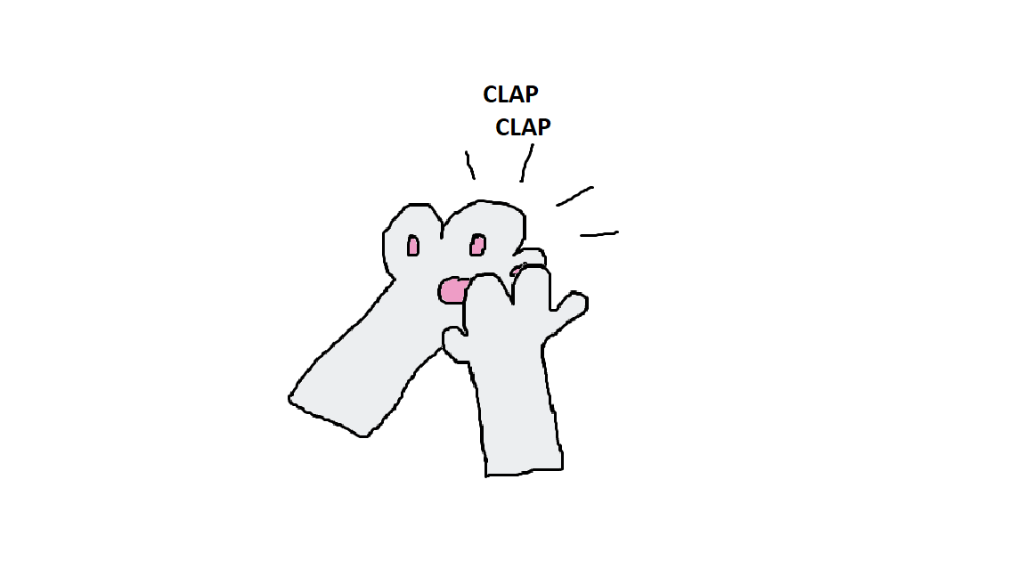 Apocalypse Museum Art Frame - Happy cat paws applauding (art STUFF ...