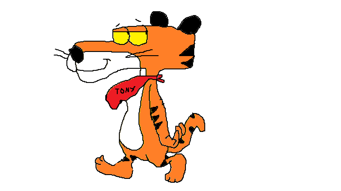 Tony the Tiger in style of Cool Cat (Looney Tunes) (art STUFF) | Fan ...