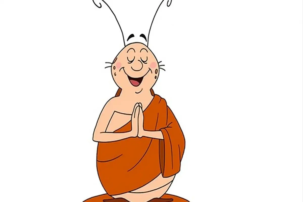 Rube Roach as Buddhist Monk in Prayer and Singing by RoboRoachfan2001 ...