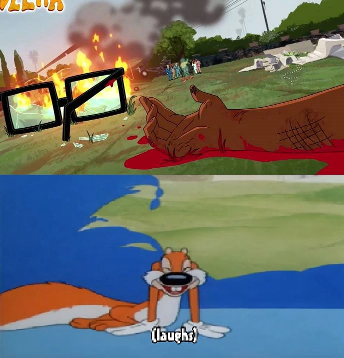 Screwy Squirrel laughs at 2023 Velma's death by MaxietheFox2005 ...
