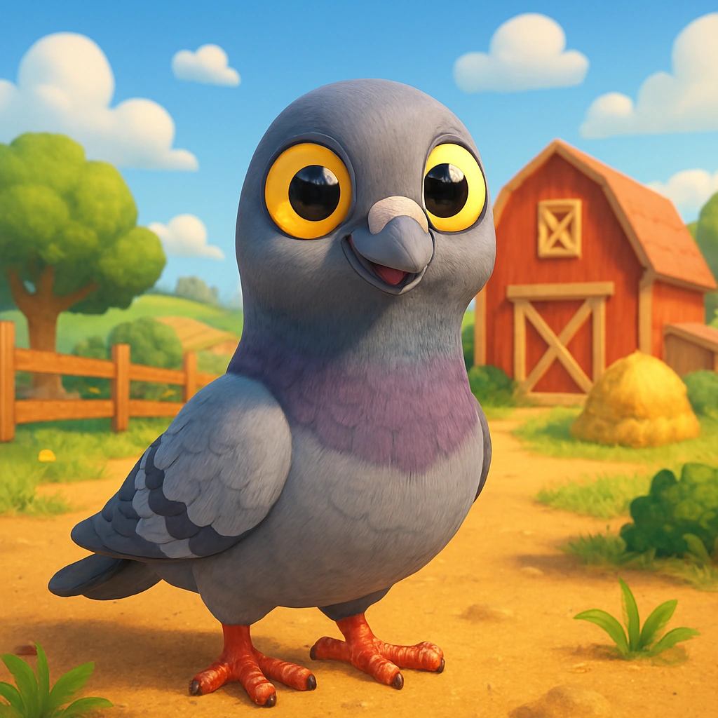 Pigeon on the farm (Copilot AI stuff) | Fan art Fun Wiki | Fandom