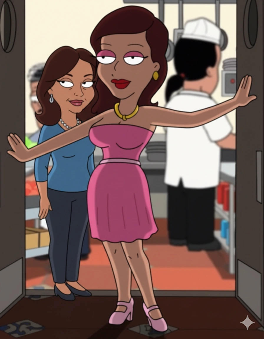 Cecilia Moreno from Cleveland show with her mother by ...