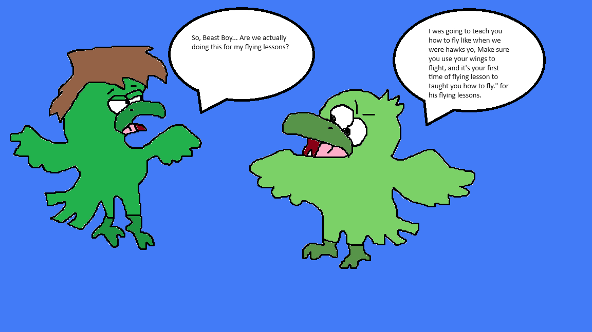 Flying Lessons with Beast Boy by SidabatheToonLord (DeviantArt stuff ...