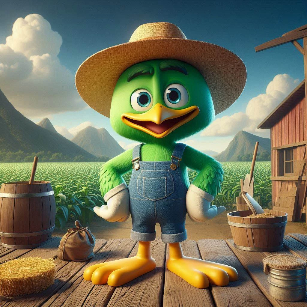 Clyde Bird on the Farm (AI stuff) | Fan art Fun Wiki | Fandom