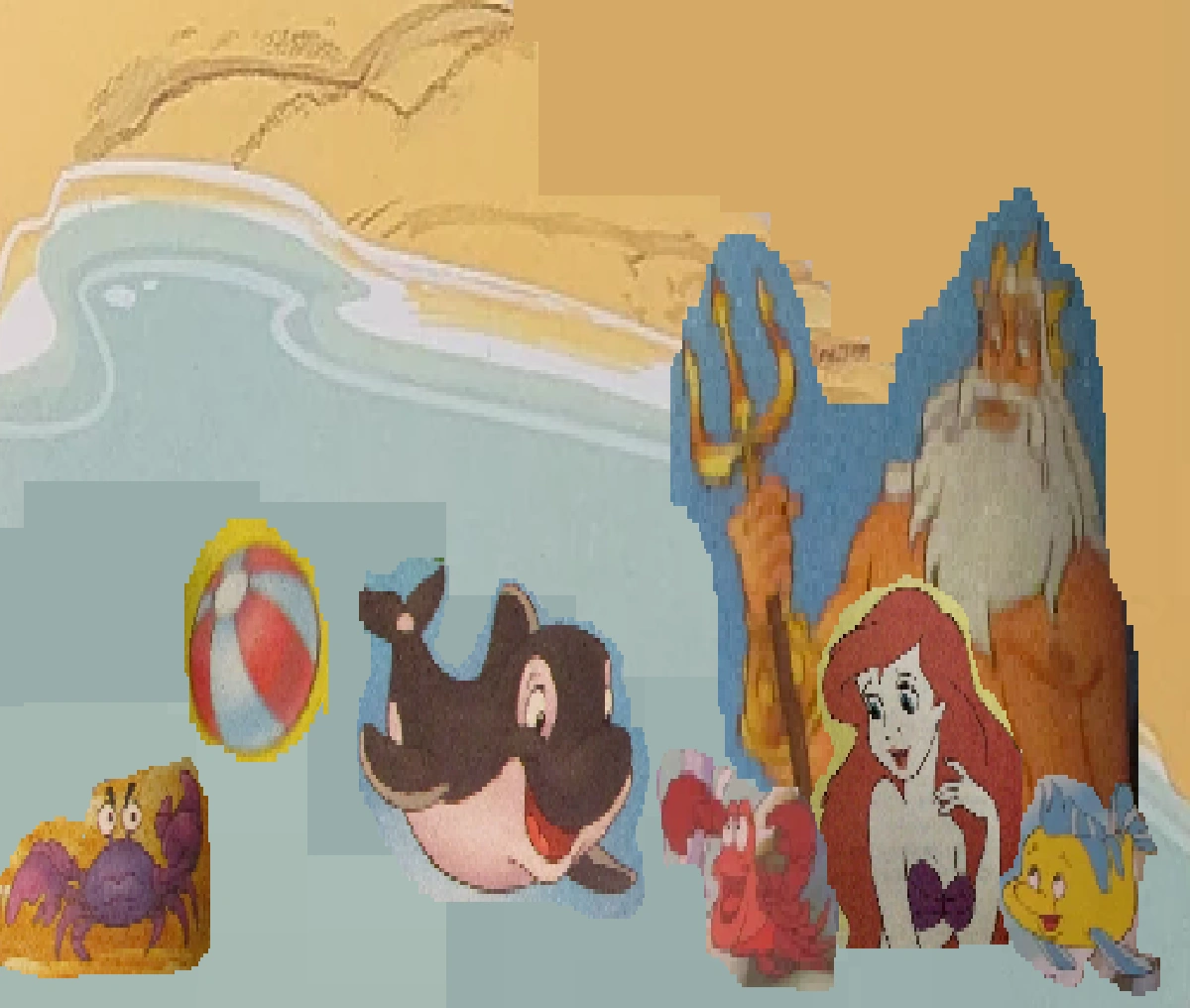 Ariel and Spot (1992, Stella Williams Nathan, Darrell Baker, Disney's ...