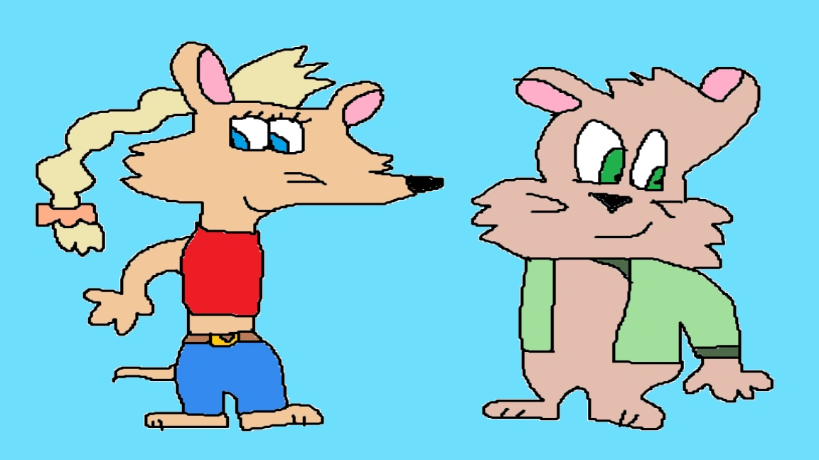 Jenny McBride and Martin Brisby as Matilda Roo and Pos the Possum by ...