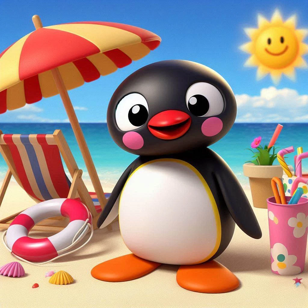 Pingu on Vacation (Bing AI stuff) | Fan art Fun Wiki | Fandom