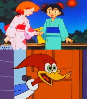 Woody Woodpecker loves PokeShipping by MaxietheFox2005 (DeviantArt stuff) | Fan art Fun Wiki ...
