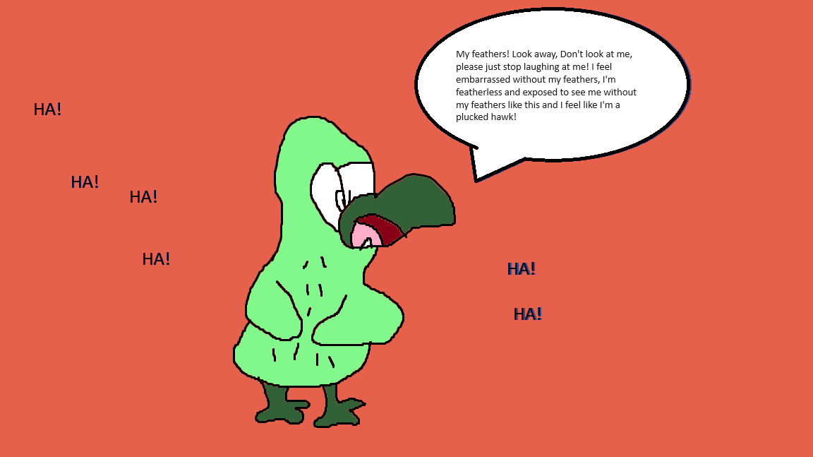 Beast Boy the Hawk's Featherless Embarassment by SidabatheToonLord ...