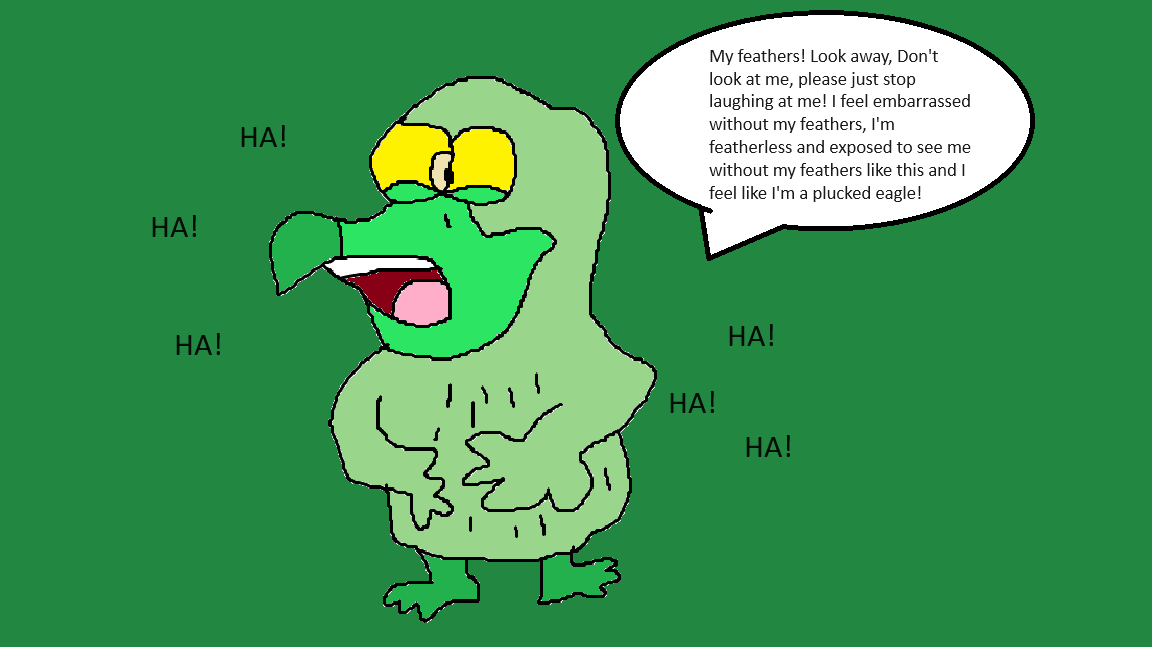 Green Eagle's Featherless Embarassment by SidabatheToonLord (DeviantArt ...
