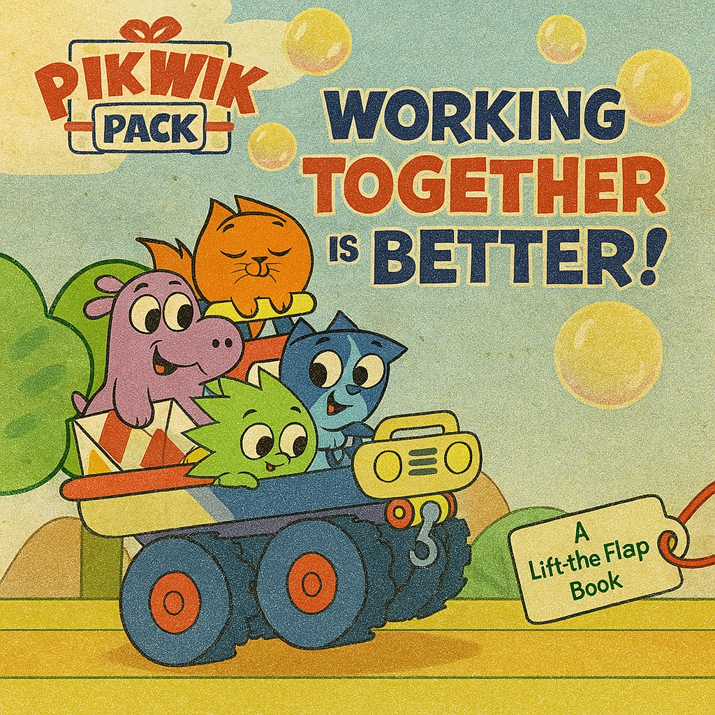 Pikwik Pack - Working Together is Better (A Lift-the-flap book in Hanna ...