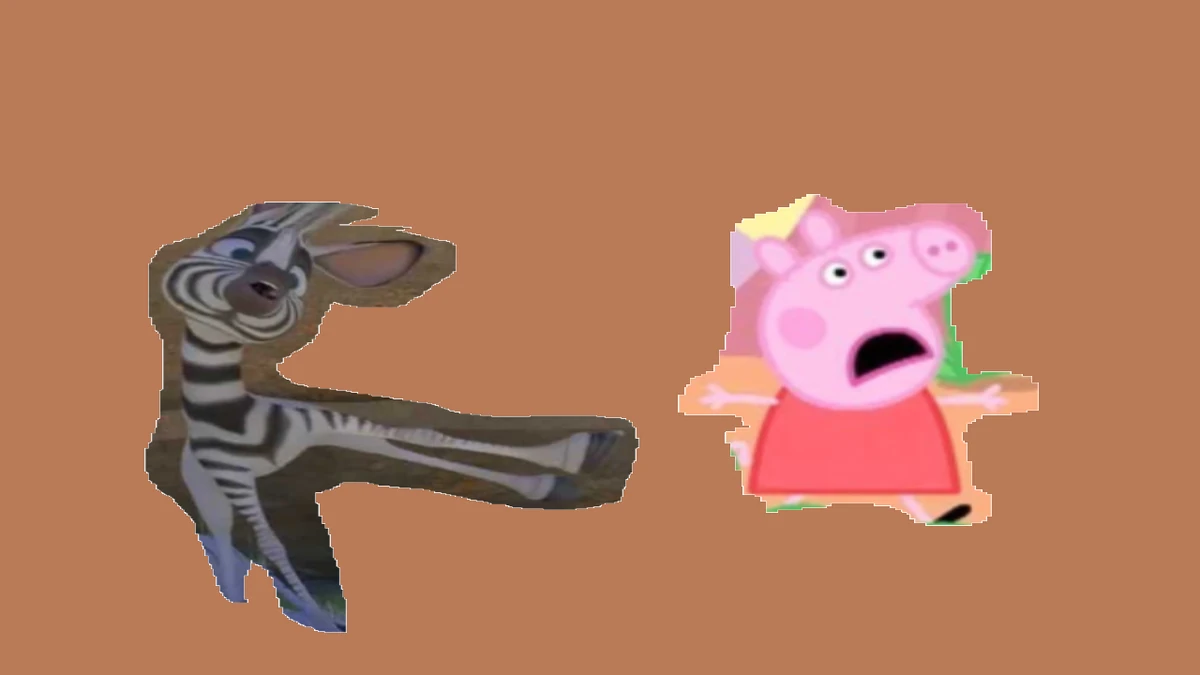 Khumba Kicks Peppa Pig by JohnRobertHall (DeviantArt stuff) | Fan art ...