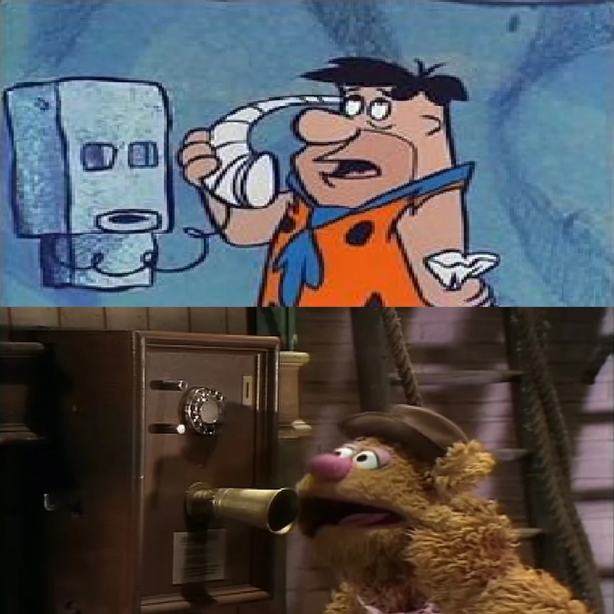 Fred Flintstone Calls Fozzie Bear by joseluislobatohumane (DeviantArt ...