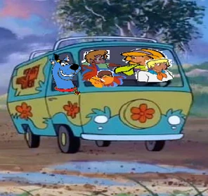 Scooby-Doo, Shaggy, Velma, Daphne and Fred's cameo appearances (Aladdin: The Animated Series) by ...