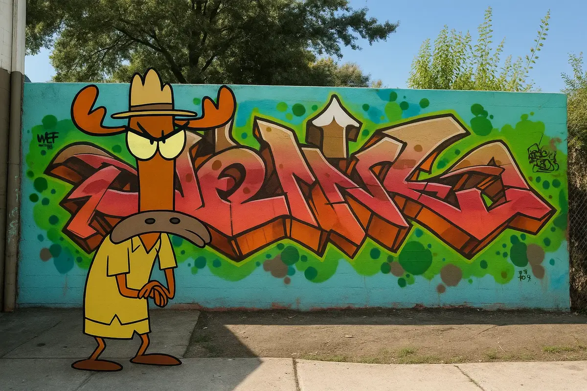 Camp Lazlo Lumpus graffiti (Sora AI) | Fan art Fun Wiki | Fandom