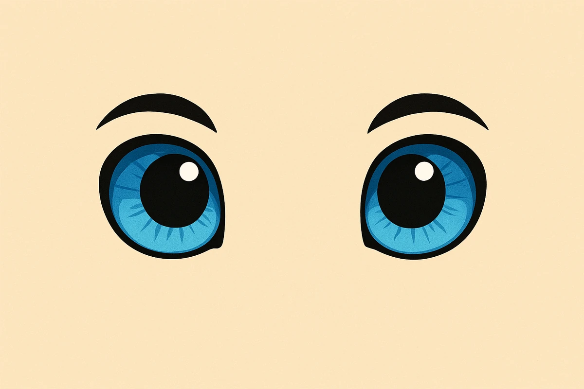 Cartoon vector stock - Snow Leopard eyes (Copilot AI stuff) | Fan art ...