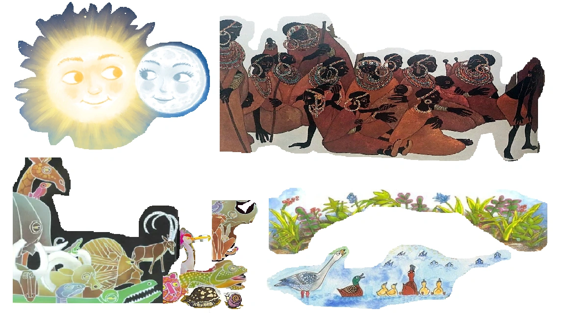 How the Sun and the Moon Lived in the Sky: A West African Tale (Verna ...