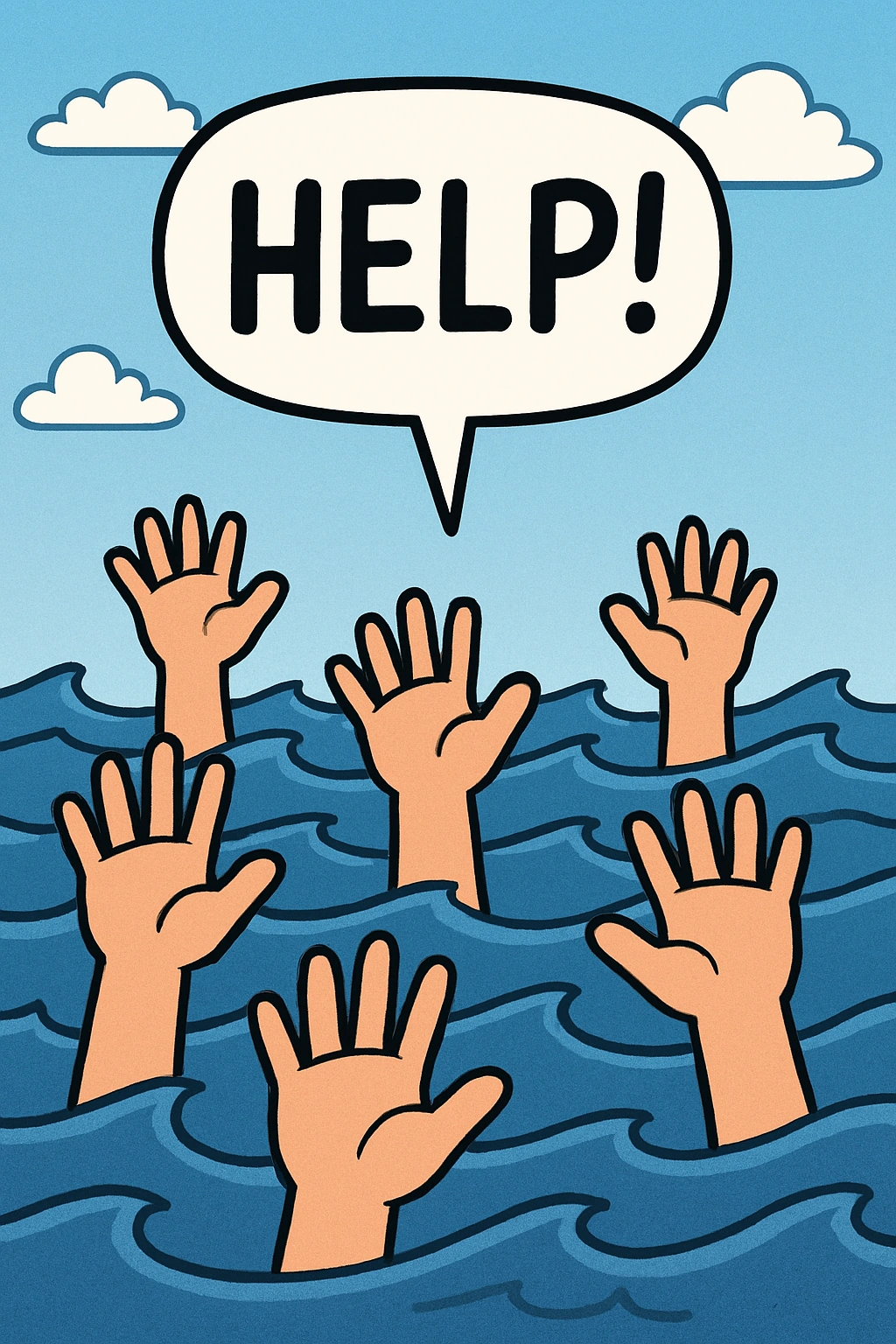 Help, save us, help people escape from oceans (Copilot AI stuff) | Fan ...