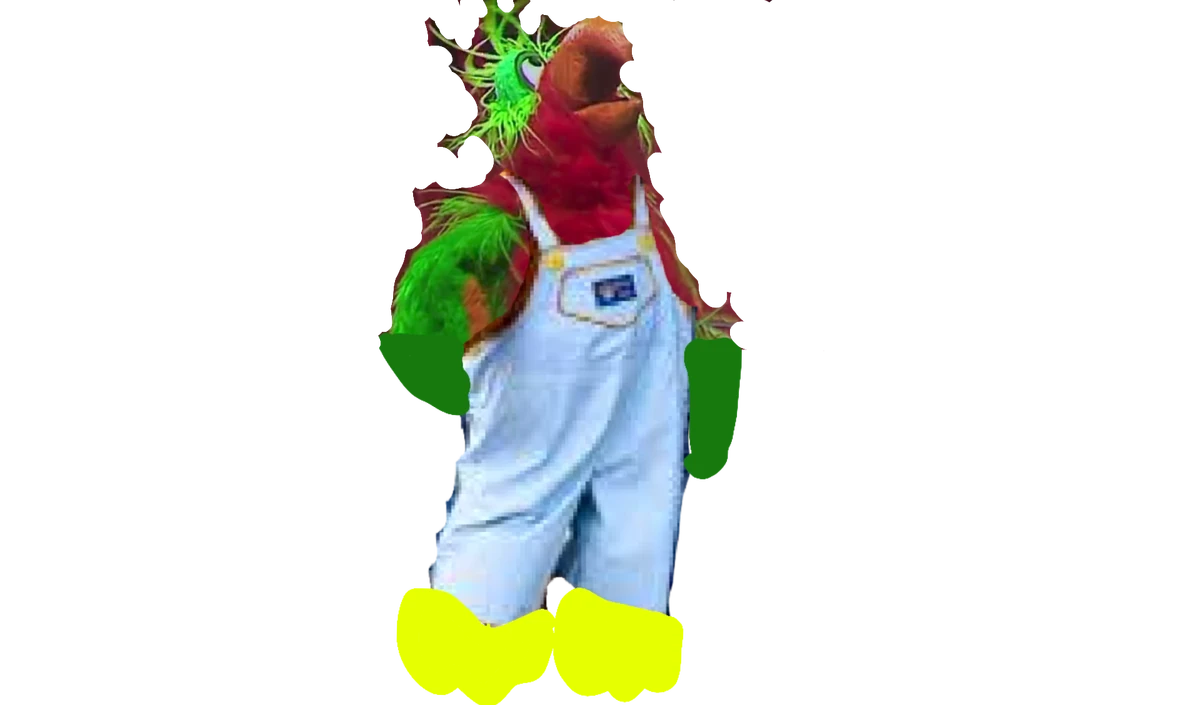 Eric the Parrot Wears Overalls | Fan art Fun Wiki | Fandom