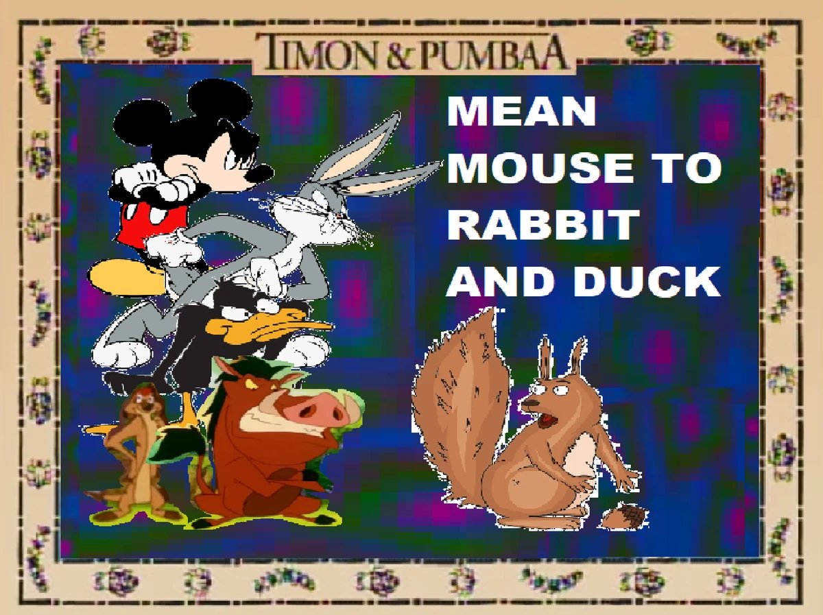 Mickey Mouse - Mean Mouse to Rabbit and Duck (Instagram stuff, Jason ...