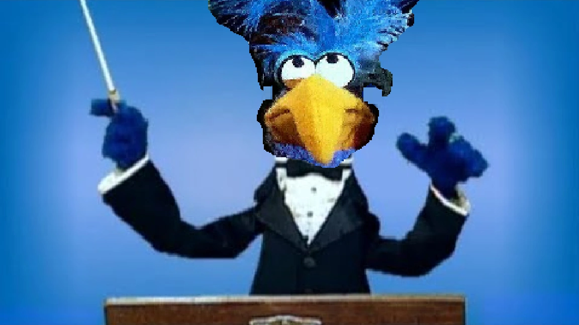 Mel Bird the Conductor (Muppet Wiki stuff) | Fan art Fun Wiki | Fandom