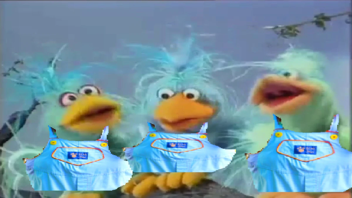What if small blue birds Wear Overalls (Muppet Wiki Stuff) | Fan art ...