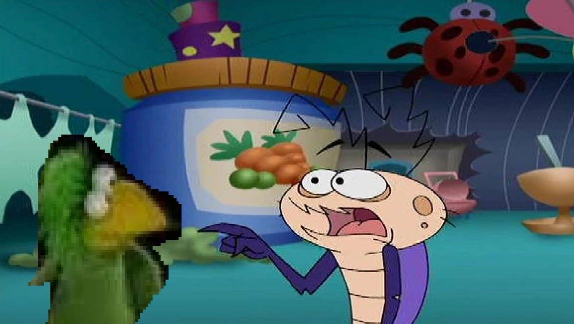 Clyde Bird meets Reg Roach (Muppet Wiki stuff) | Fan art Fun Wiki | Fandom