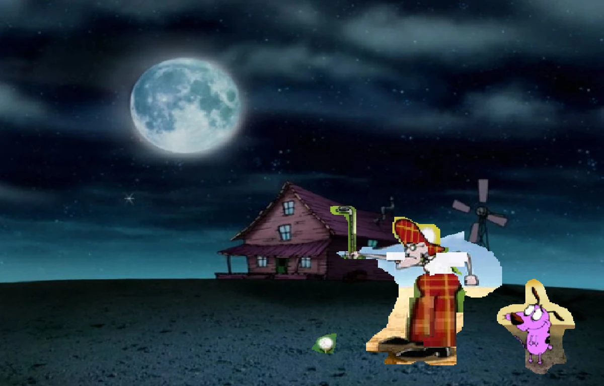 Eustace Bagge practicing golf (Courage the Cowardly Dog fanmade episode ...