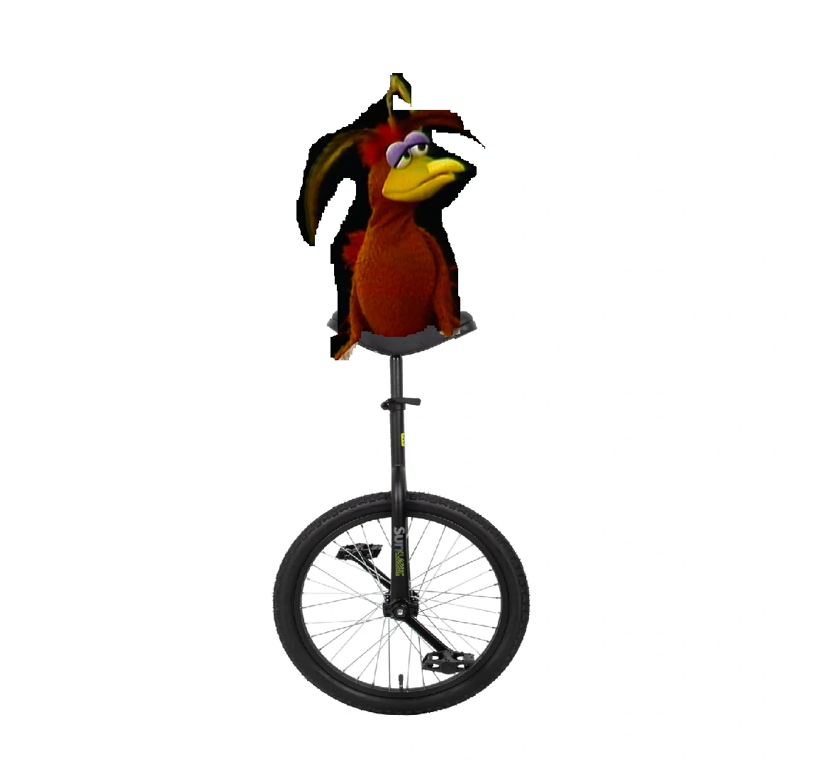 Harvey Bird Rides Unicycle The Muppet Birds - Official Channel (YouTube ...